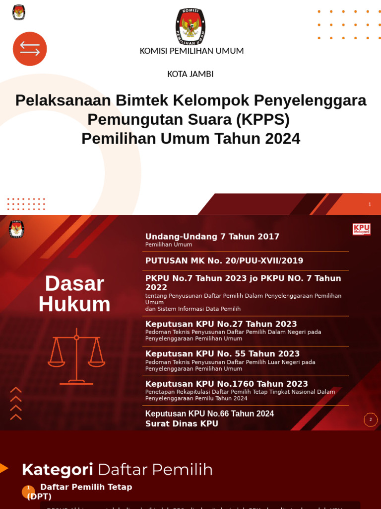 DPT, DPTB, DPK (Perencanaan Pelaksanaan Bimtek Sampai Pada Level KPPS Dan Perencanaan Kebutuhan ...