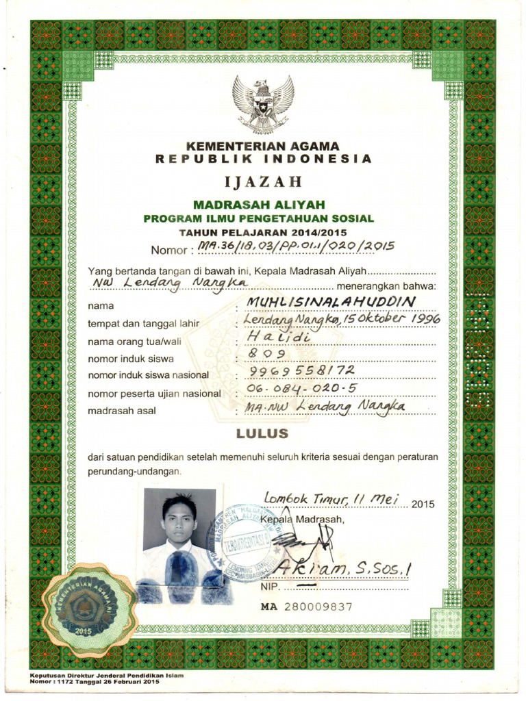 Ijazah Ma | PDF