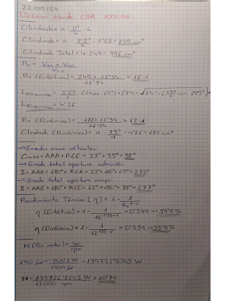 Aules Deberes Honda - Iván Alcañiz Bonet | PDF