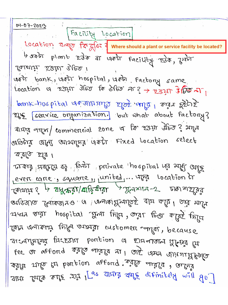 Facility Location | PDF