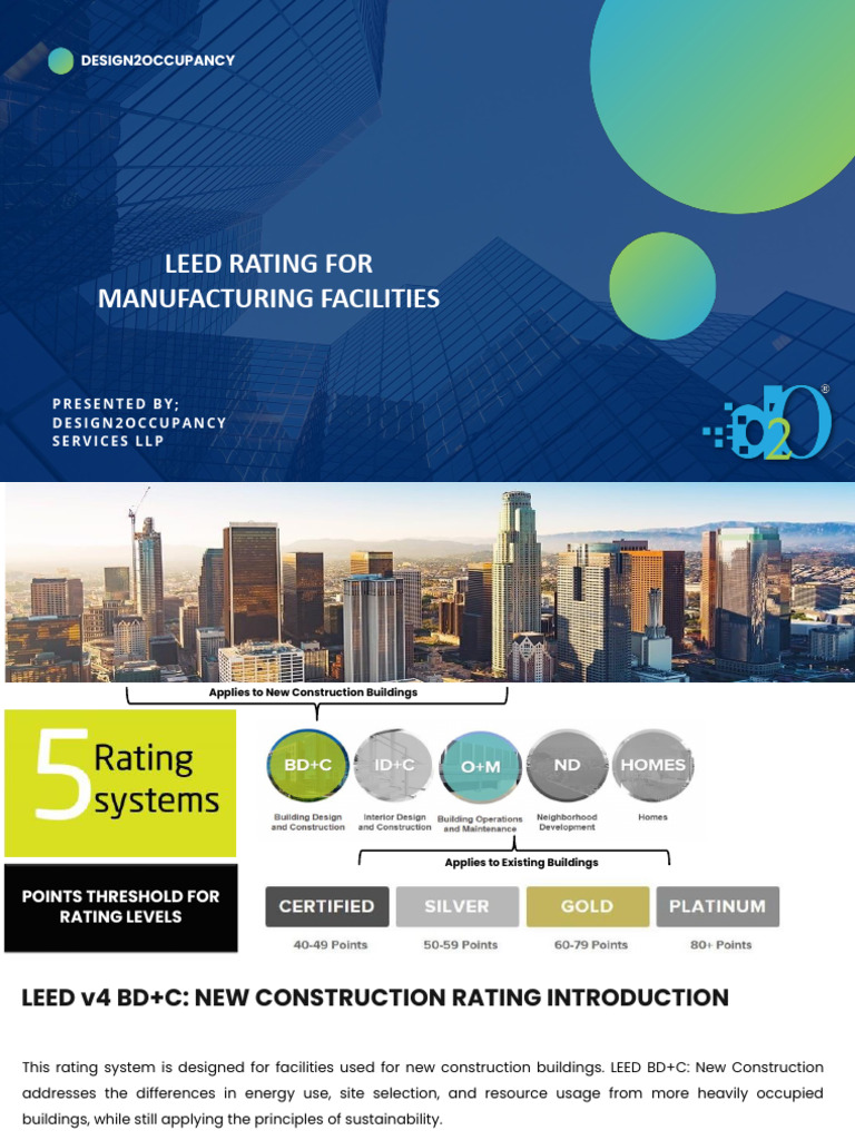 LEED Certification for Manufacturing Facilities | PDF | Natural ...