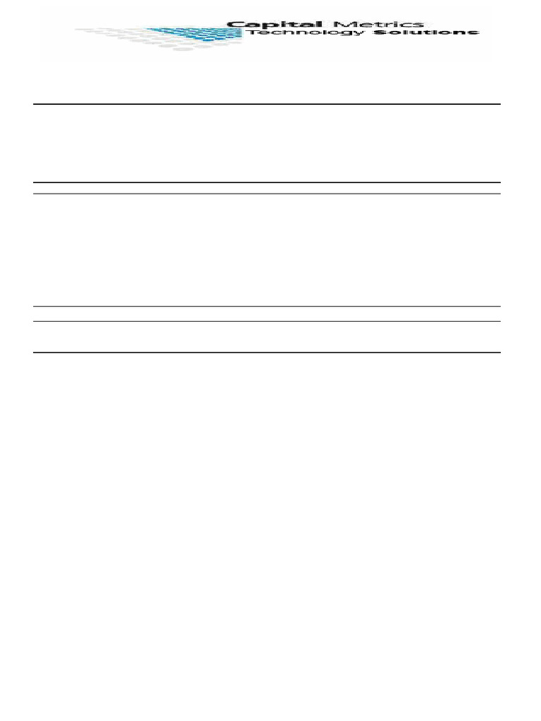 Capmetrics Technology Solutions PVT LTD: Payslip For The Month of ...