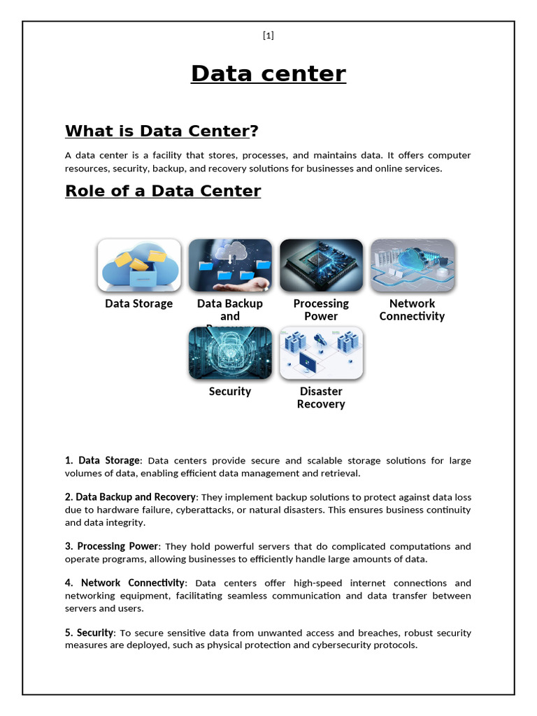 Data center | PDF | Data Center | Cloud Computing