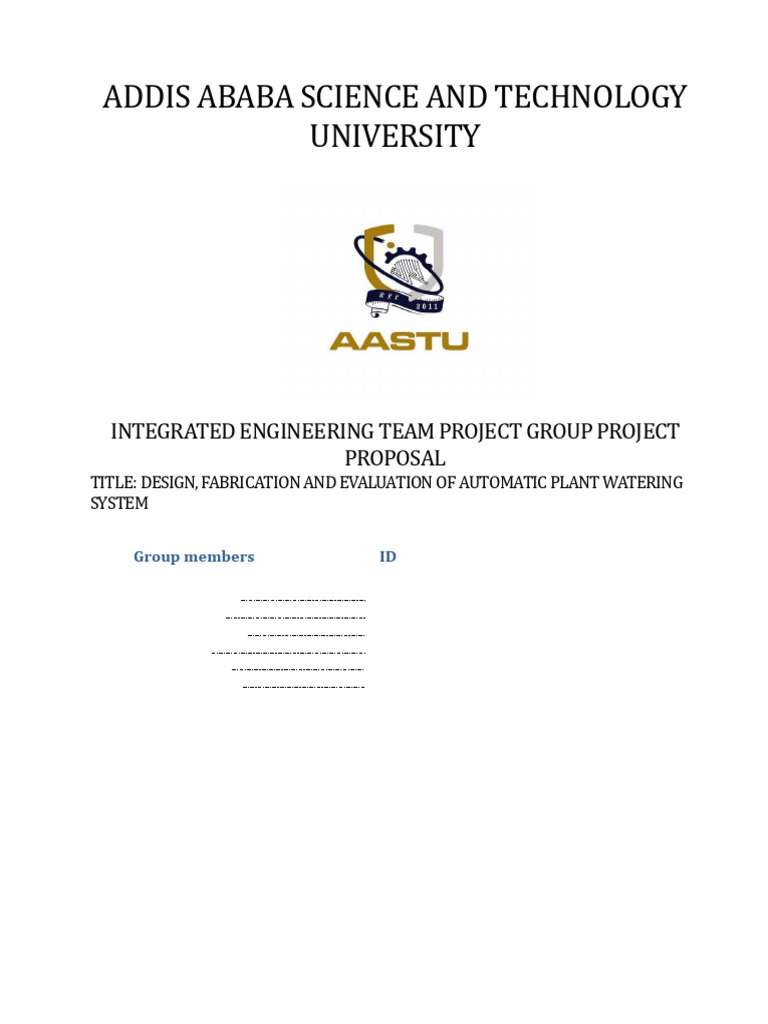 final proposal | PDF | Soil | Arduino