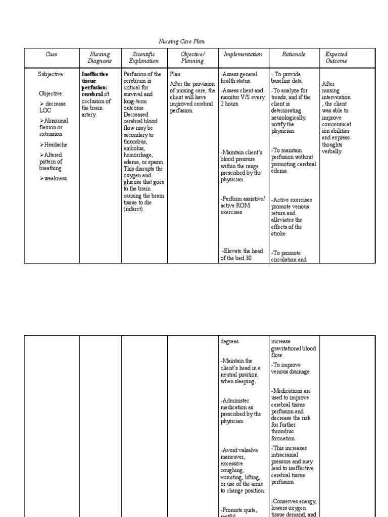 CVA-NCP | PDF | Stroke | Nervous System