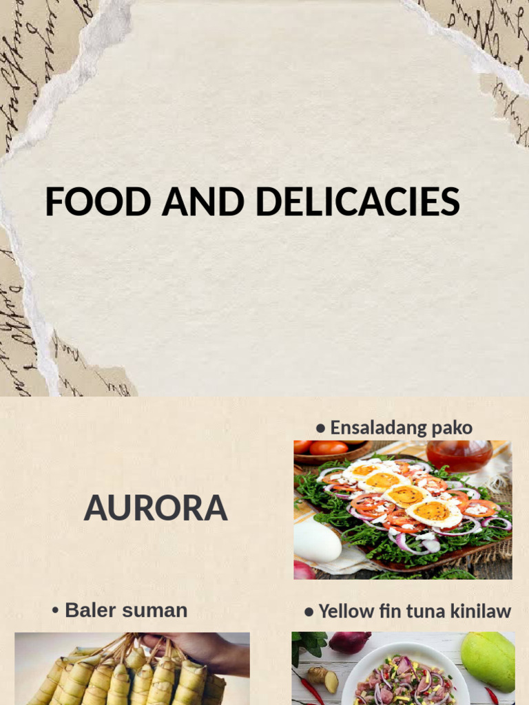 Food and Delica Wps Office1 110217 | PDF | Tagalog Language | Philippines