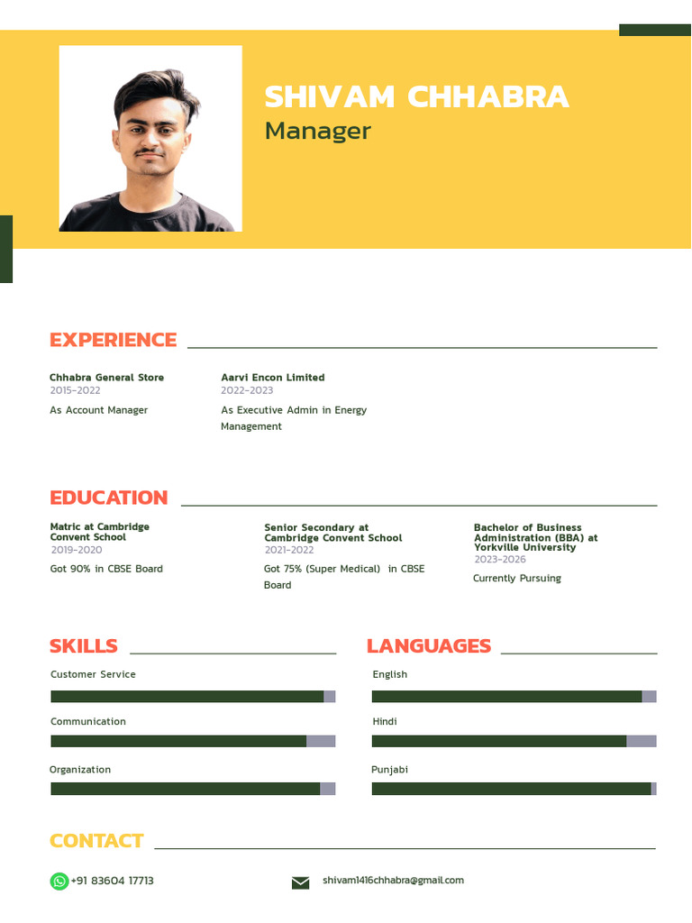 Shivam Resume | PDF