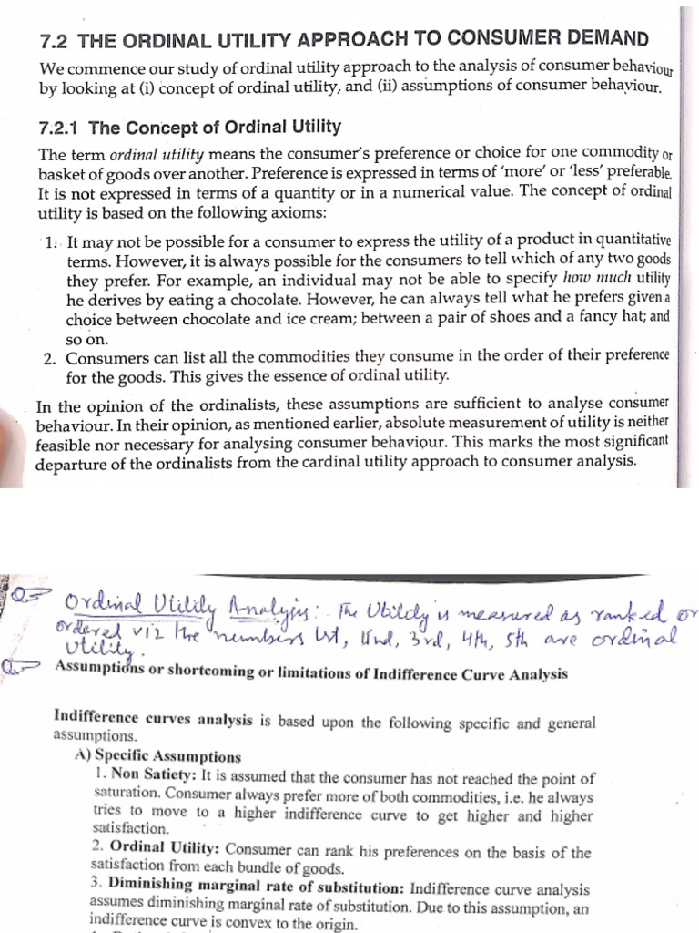 Indifference Curve | PDF