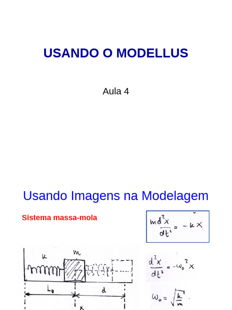 Modellus Aula4 | PDF | Imagem