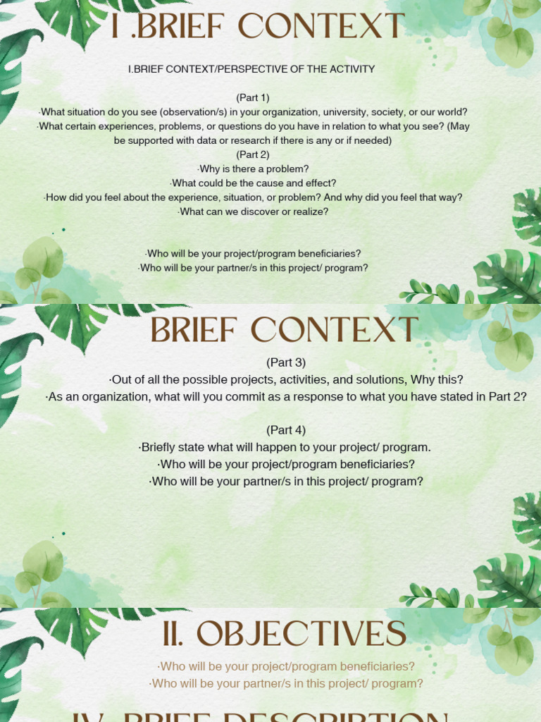Project Proposal Format | PDF