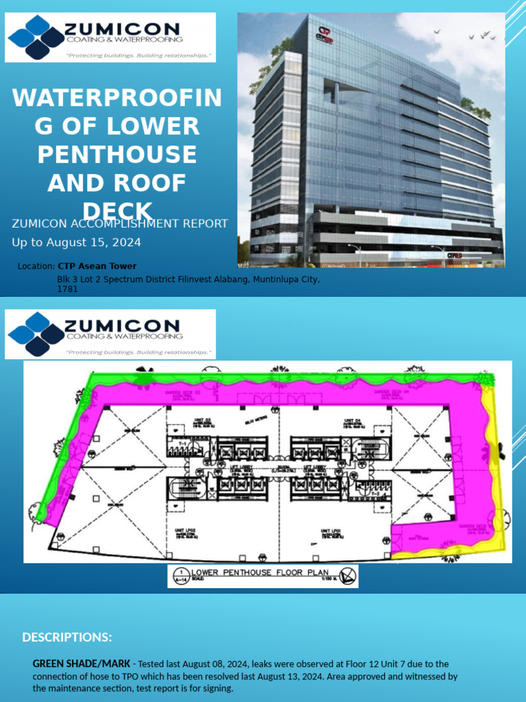 CTP Accomplishment Report - August 2, 2024 | PDF