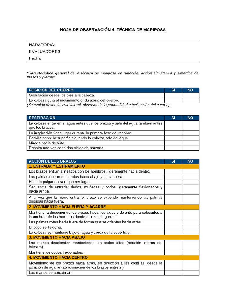 Hoja de Observación 4 - Mariposa | PDF | Mano