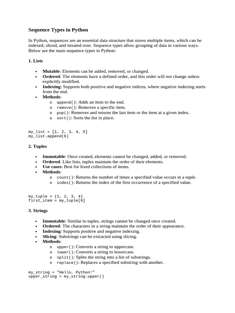 Sequence_mapping_branching self made notes | PDF | String (Computer ...
