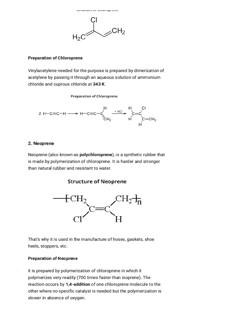 Neoprene: Properties and Applications | PDF