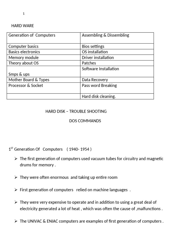 basics of computer | PDF | Random Access Memory | Diode