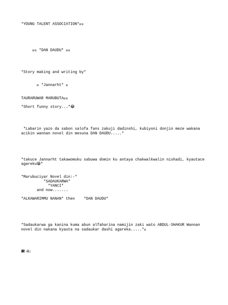 Dan Daudu (Cmplt) | PDF