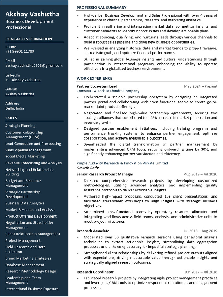 Iimjobs Akshay Vashistha | PDF | Customer Relationship Management | Analytics