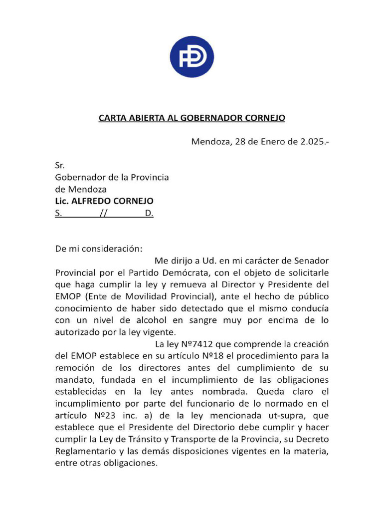 Comunicado PD EMOP | PDF