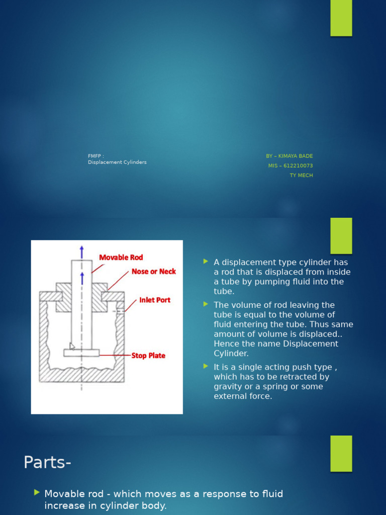 Displacement Cylinders | PDF