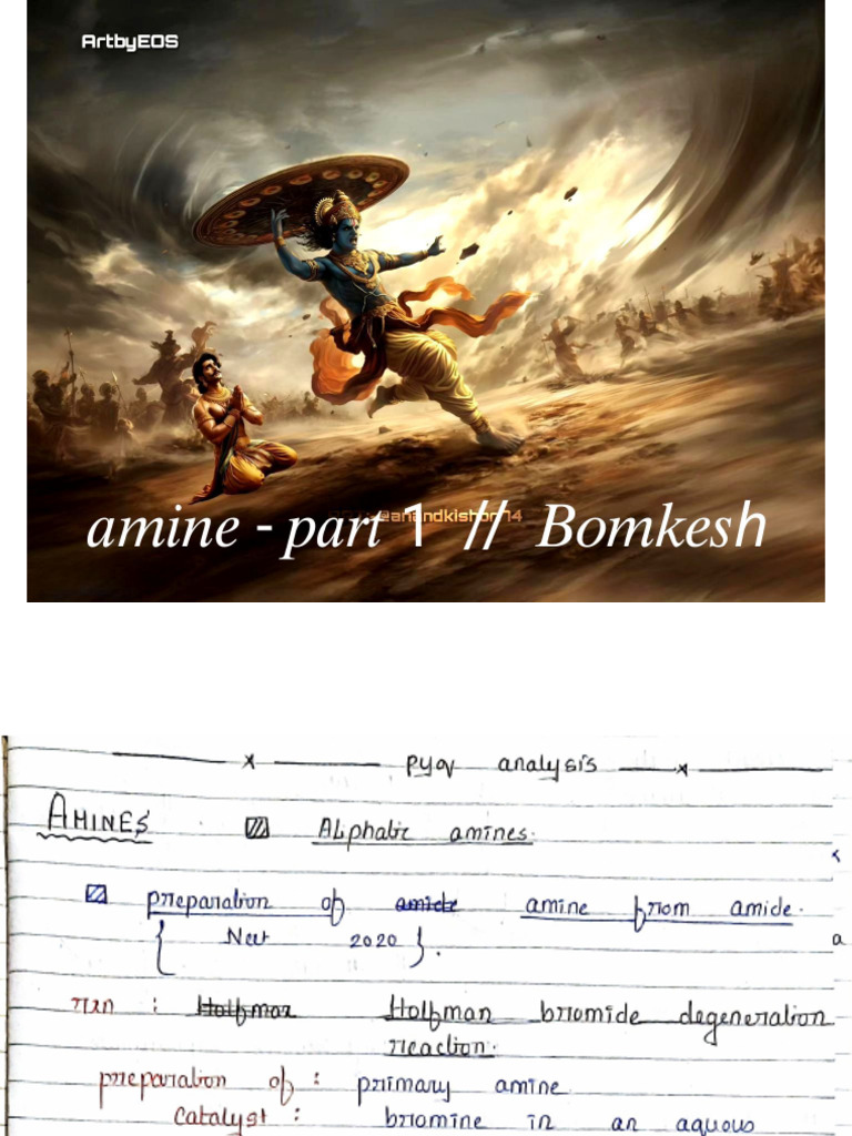 Aliphatic Amine PYQ - Analysis - Part 1 | PDF