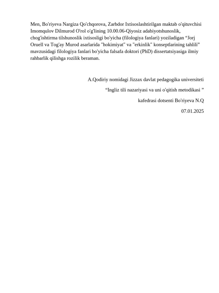Rozilik Xati | PDF