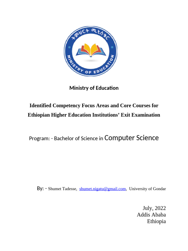 Identified Competencies, BSC in Computer Science | PDF | Computer ...