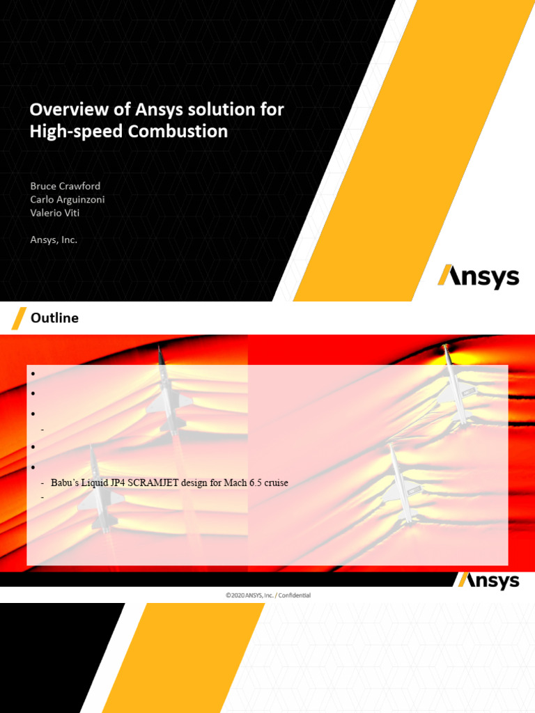 Overview of Ansys Solution For High-Speed Combustion | PDF | Computational Fluid Dynamics ...