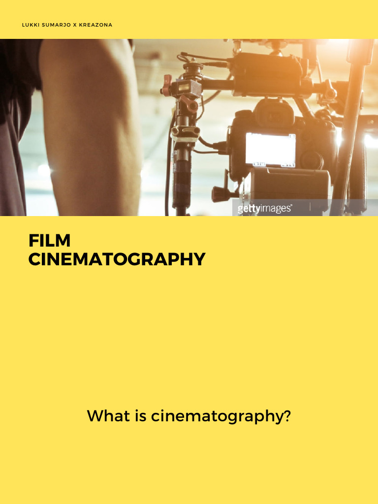 05 Cinematography | PDF