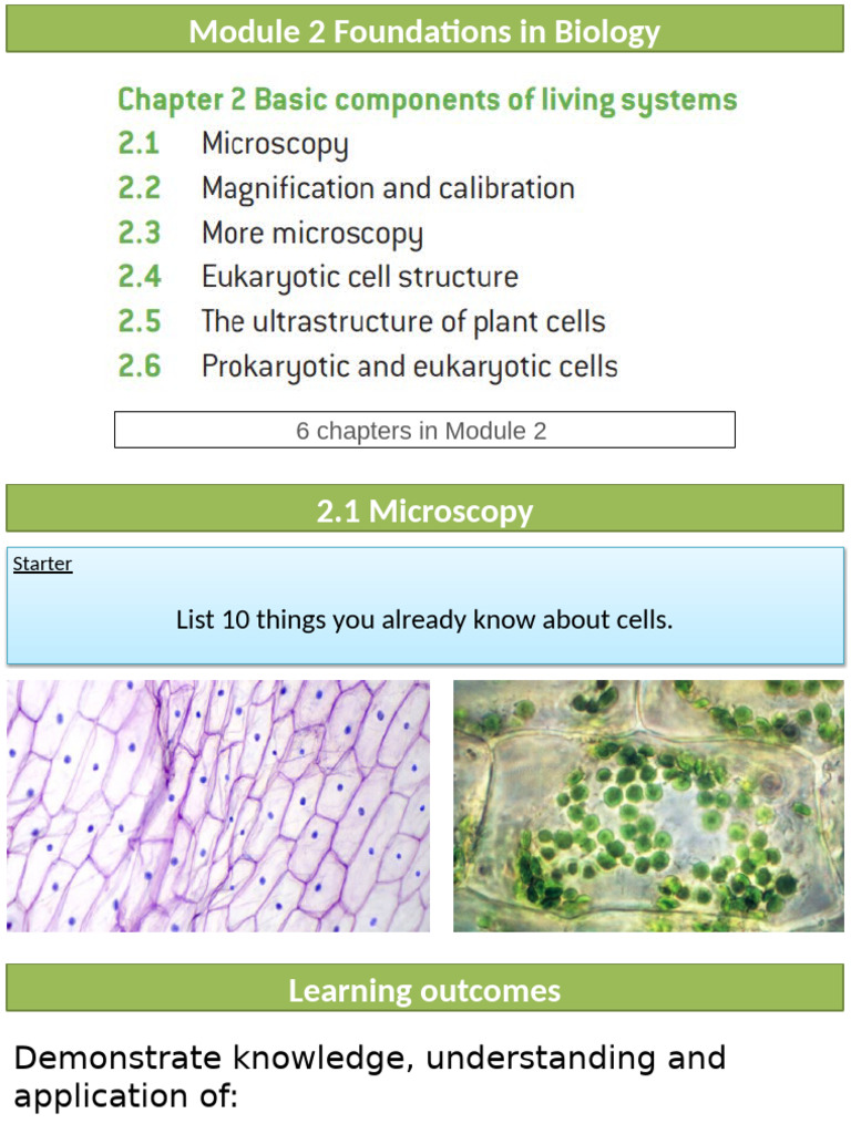 2.1 Microscopy | PDF | Microscopy | Microscope