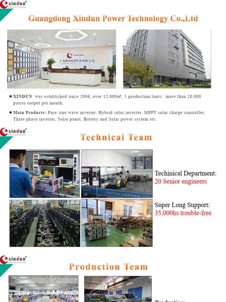 Company Profile -Xindun Power China | PDF