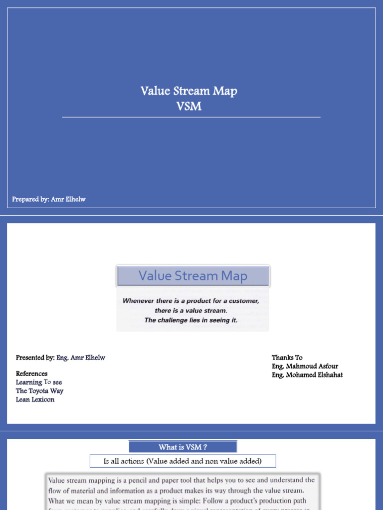 VSM | PDF | Business Economics | Inventory