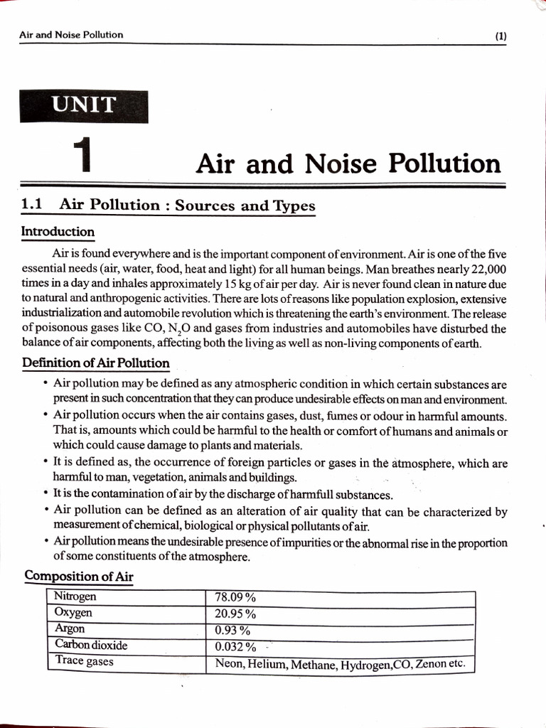 Understanding Air Pollution Sources | PDF | Smog | Atmosphere Of Earth