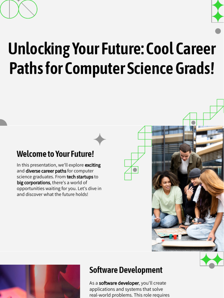 Slidesgo Unlocking Your Future Cool Career Paths For Computer Science ...