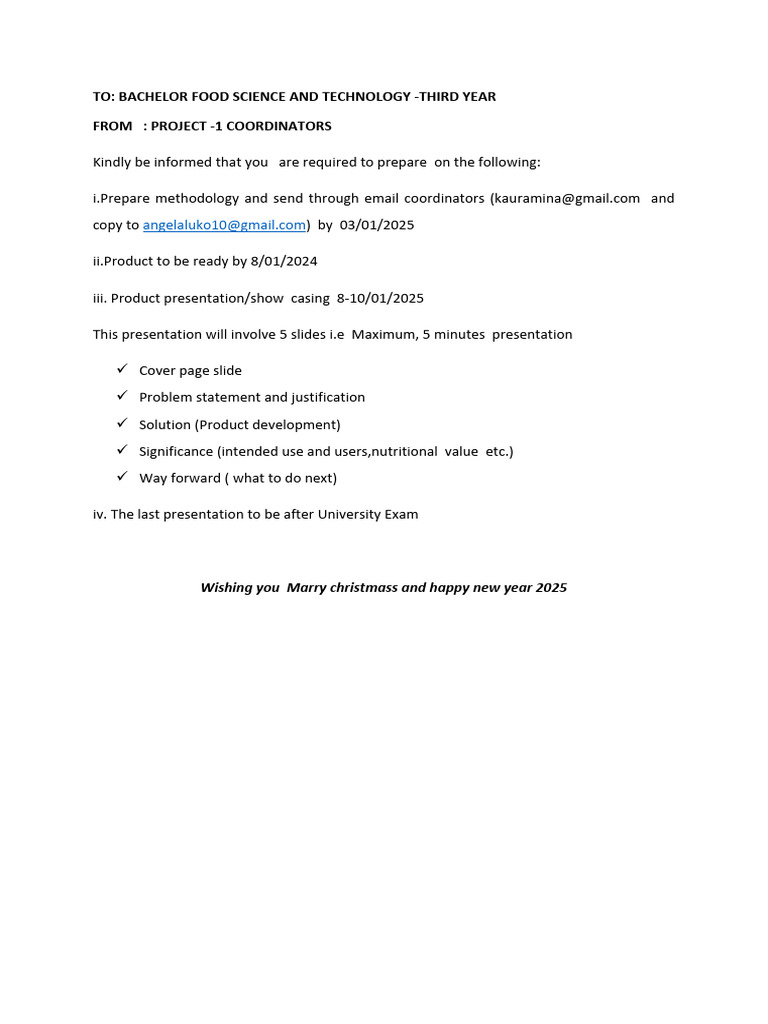 Project 1 Announcement 2024 | PDF