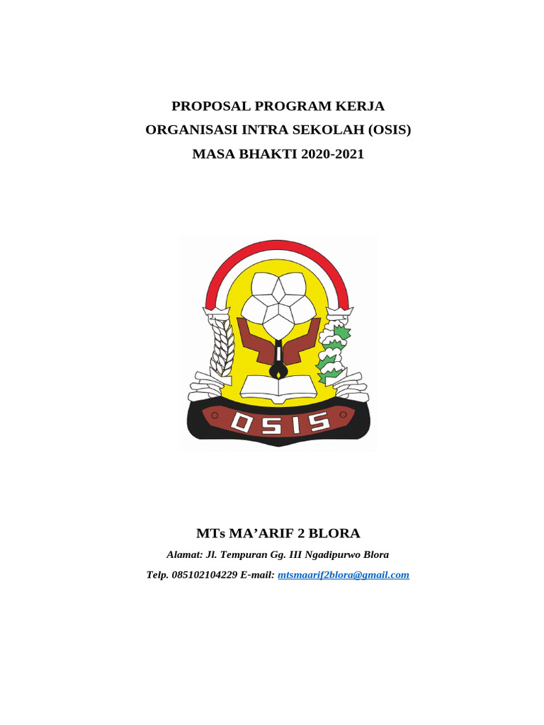 SAMPUL PROPOSAL PROGRAM KERJA MIFDA | PDF