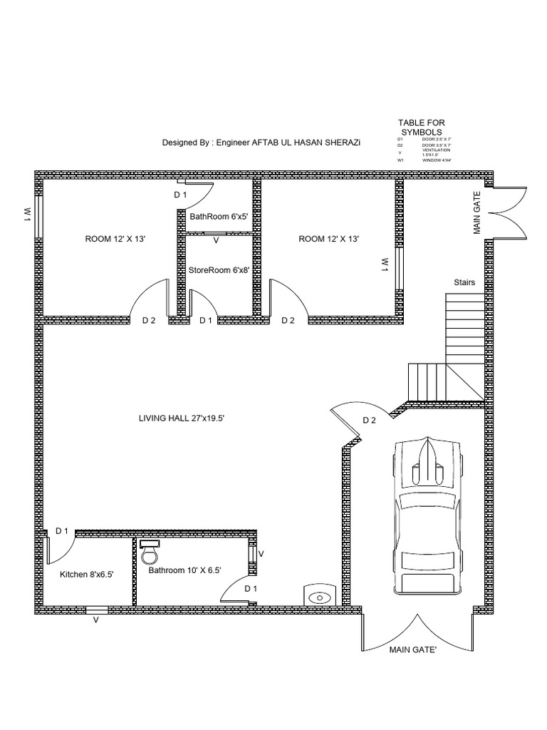 AFTAB HOUSE PLAN (1) | PDF