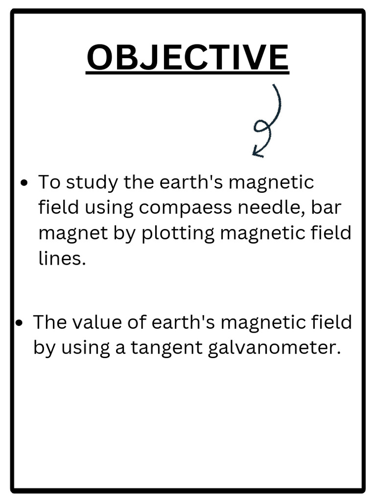 Phy Project | PDF | Earth's Magnetic Field | Magnetic Field