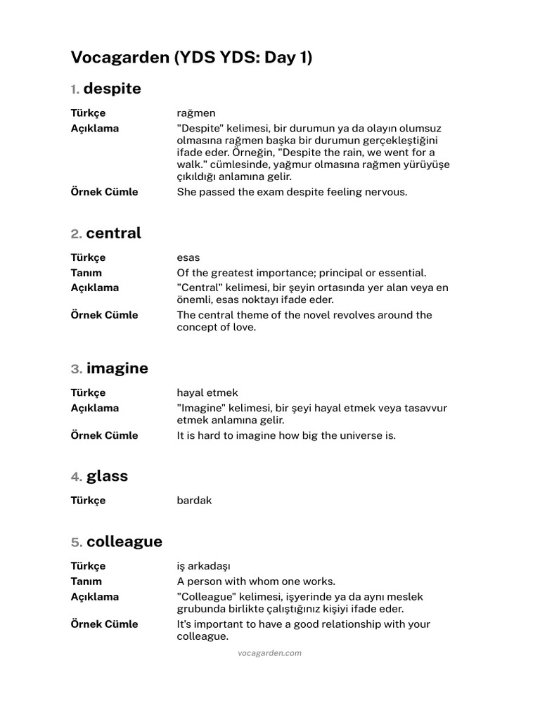 YDS YDS - Day 1 | PDF