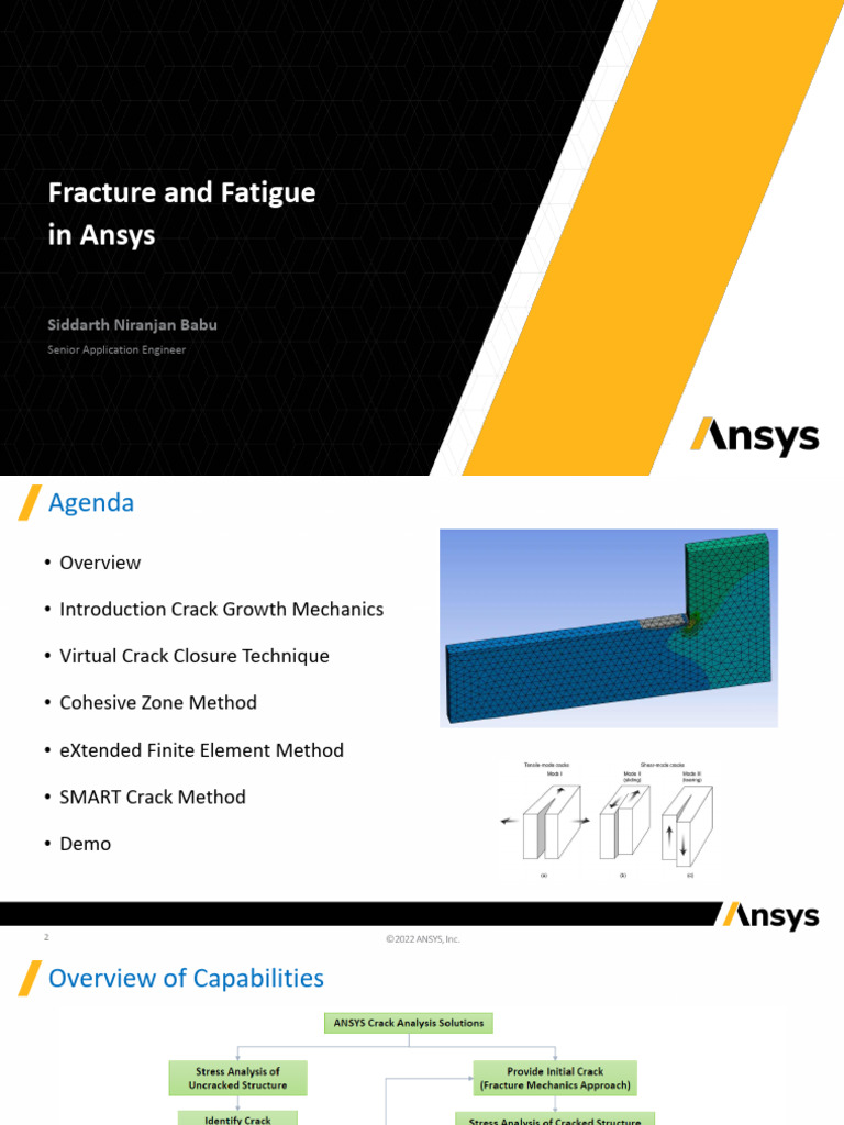 Ansys Crack Growth Simulation Methods | PDF | Fracture Mechanics | Fracture