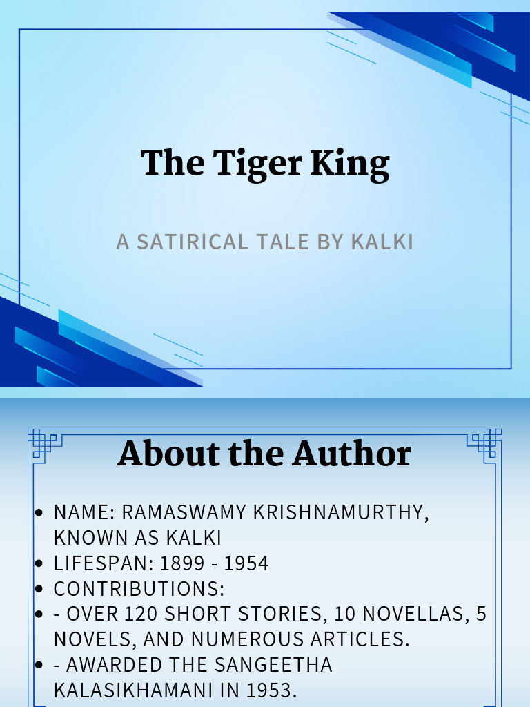 Satirical Insights of The Tiger King | PDF | Satire | Irony