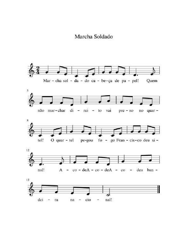 Marcha soldado | PDF