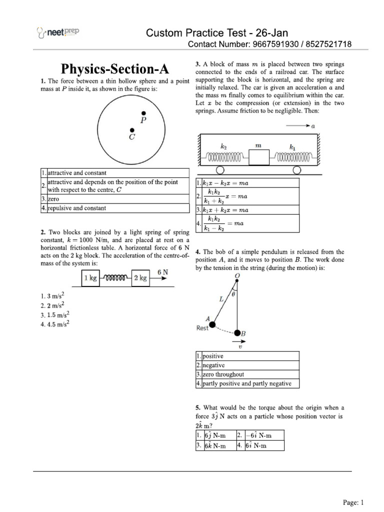 Mock Test CHASE | PDF