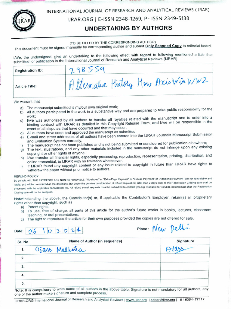 IJRAR 298559 | PDF | Copyright