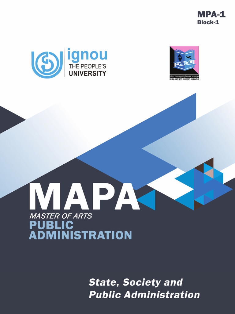 Mpa 01 Block 01 | PDF | State (Polity) | Sovereignty