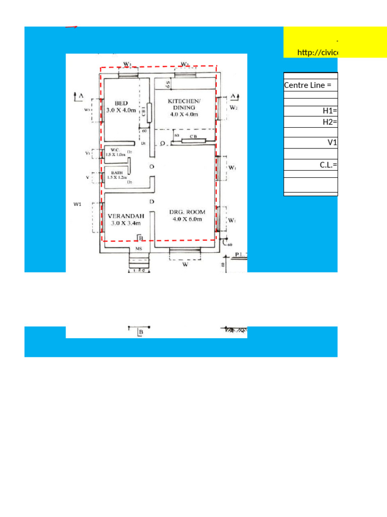 Building Estimation Excel Sheet 1 | PDF | Civil Engineering | Masonry