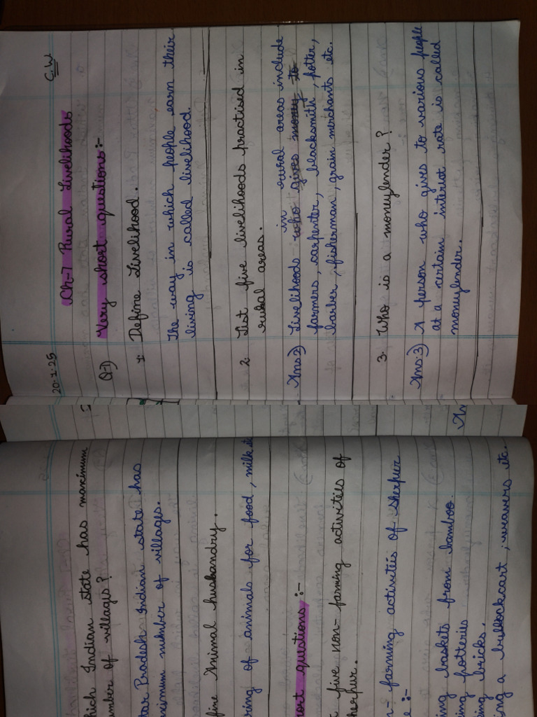 Class VI Civics Chapter 7 Questions Answers | PDF