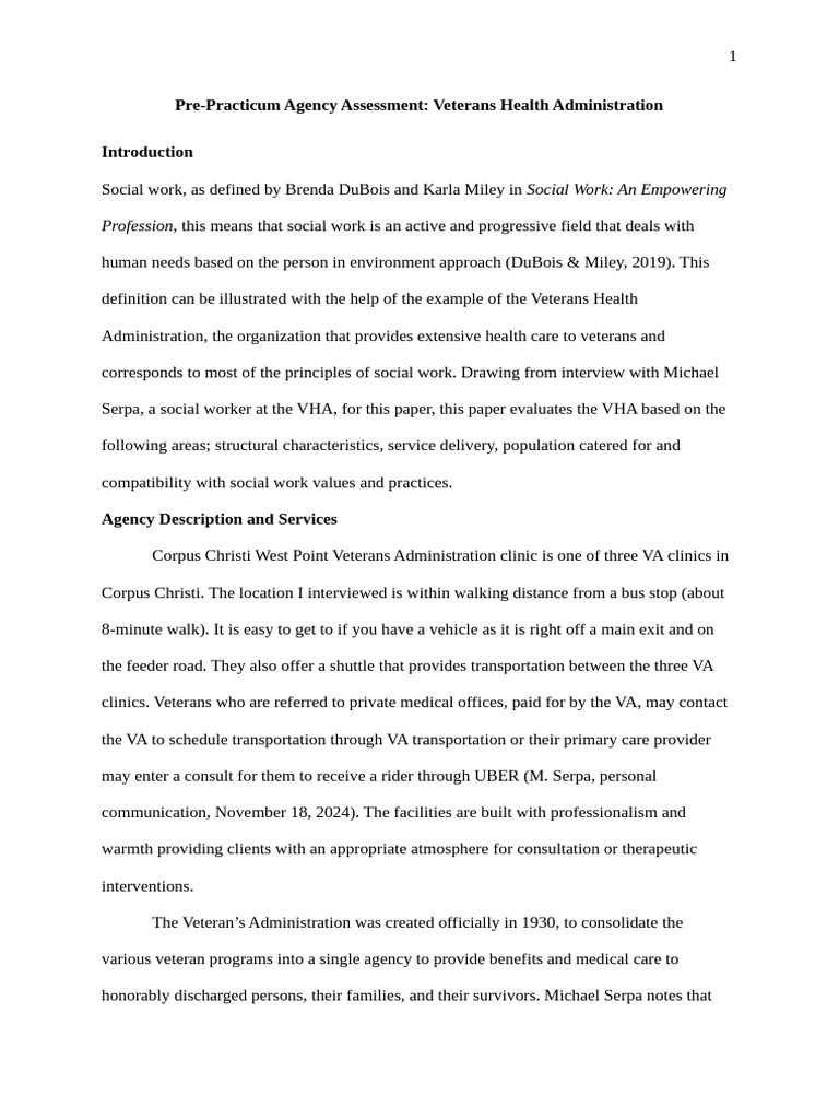 Veterans Health Administration | PDF | Veterans Health Administration ...