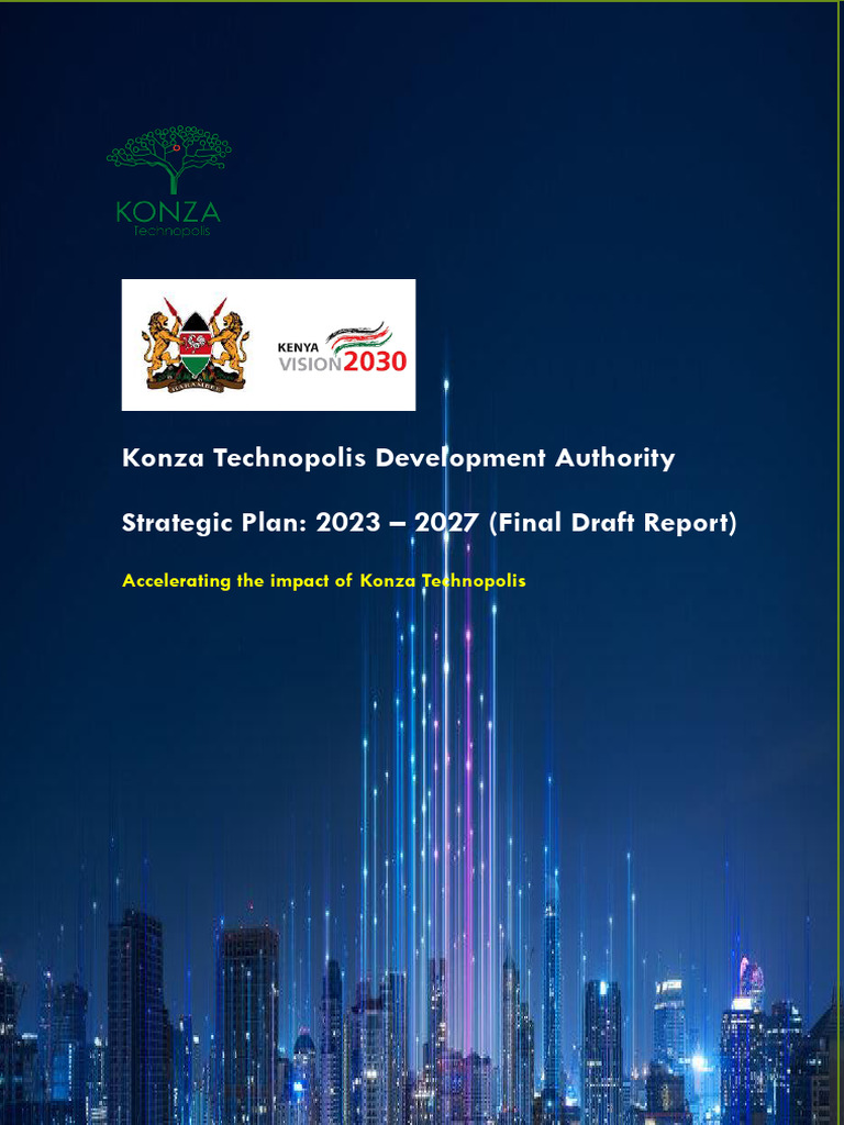 Konza-Final-Draft-Strategic-Plan-2023-2027 | PDF | Cost Of Living ...