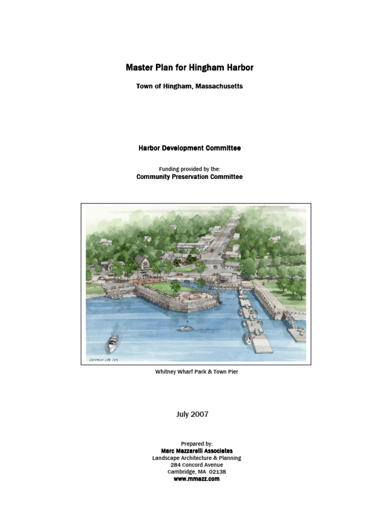 Harbor Master Plan Report (PDF) | PDF | Pedestrian Crossing | Traffic