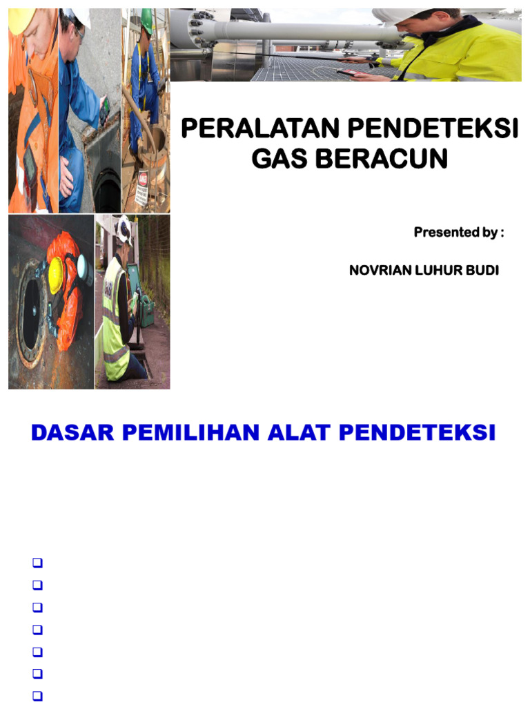 Peralatan Pendeteksi Gas Beracun | PDF | Relay | Gases